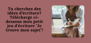 Quelques propositions d'écriture créative - Écrivain-E